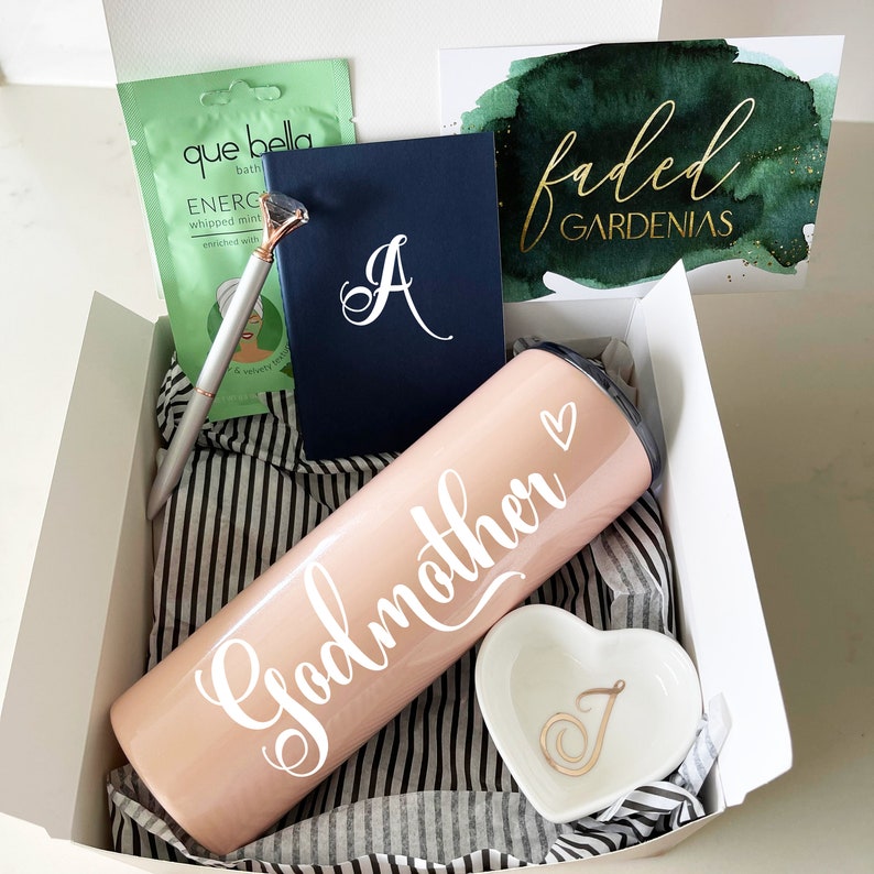 Godmother Proposal Box With Tumbler Godmother Gift Box - Etsy