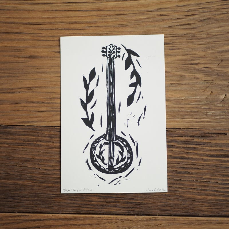 Banjo Art - Etsy