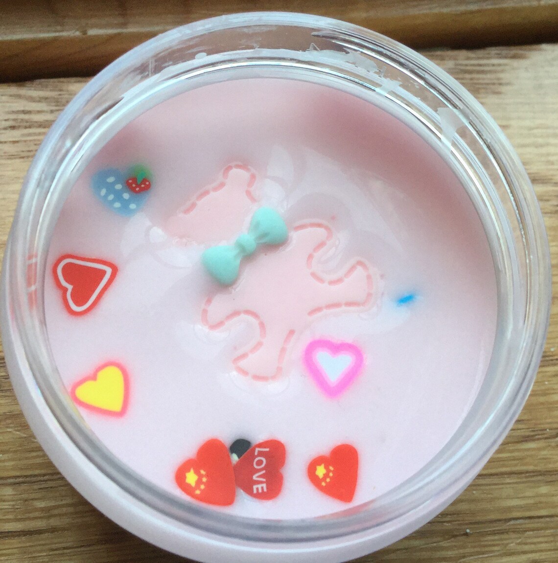 Hugs from Teddy Slime | Etsy