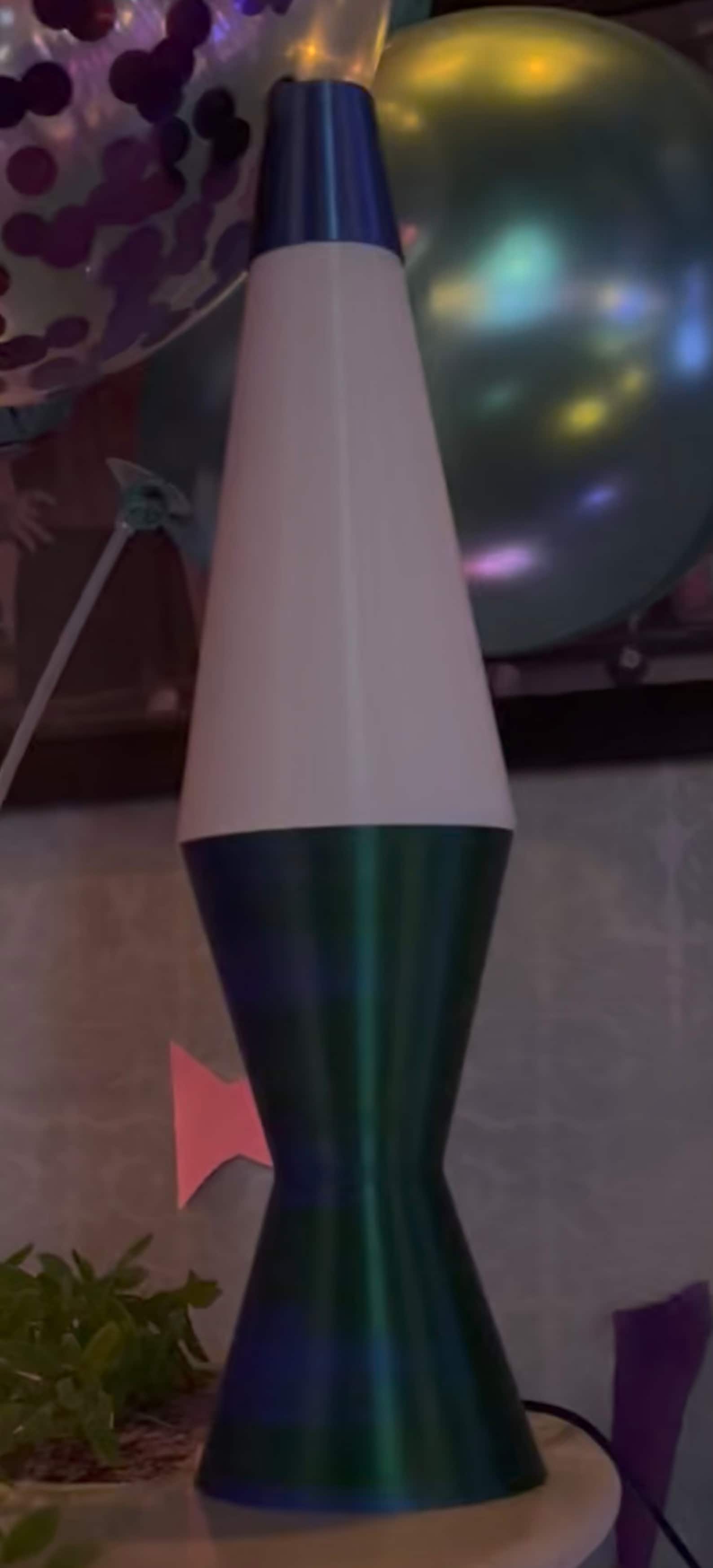 Retro Style Animated RGB LED Lava Lamp 16" With Remote - Etsy