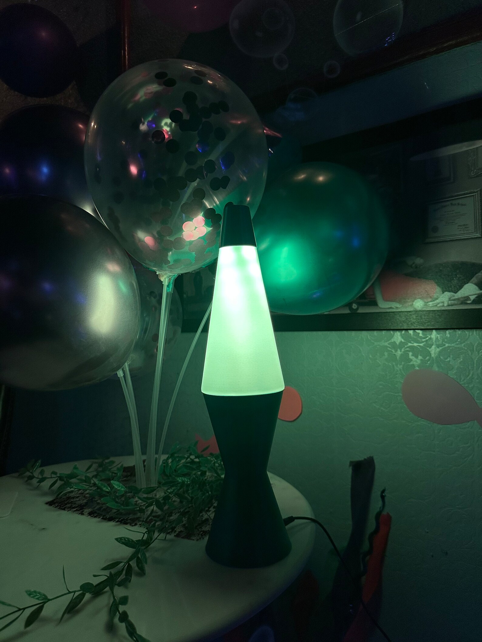 Retro Lava Lamp LED RGB Animated Lamp With Remote 16 Inch Synthwave ...