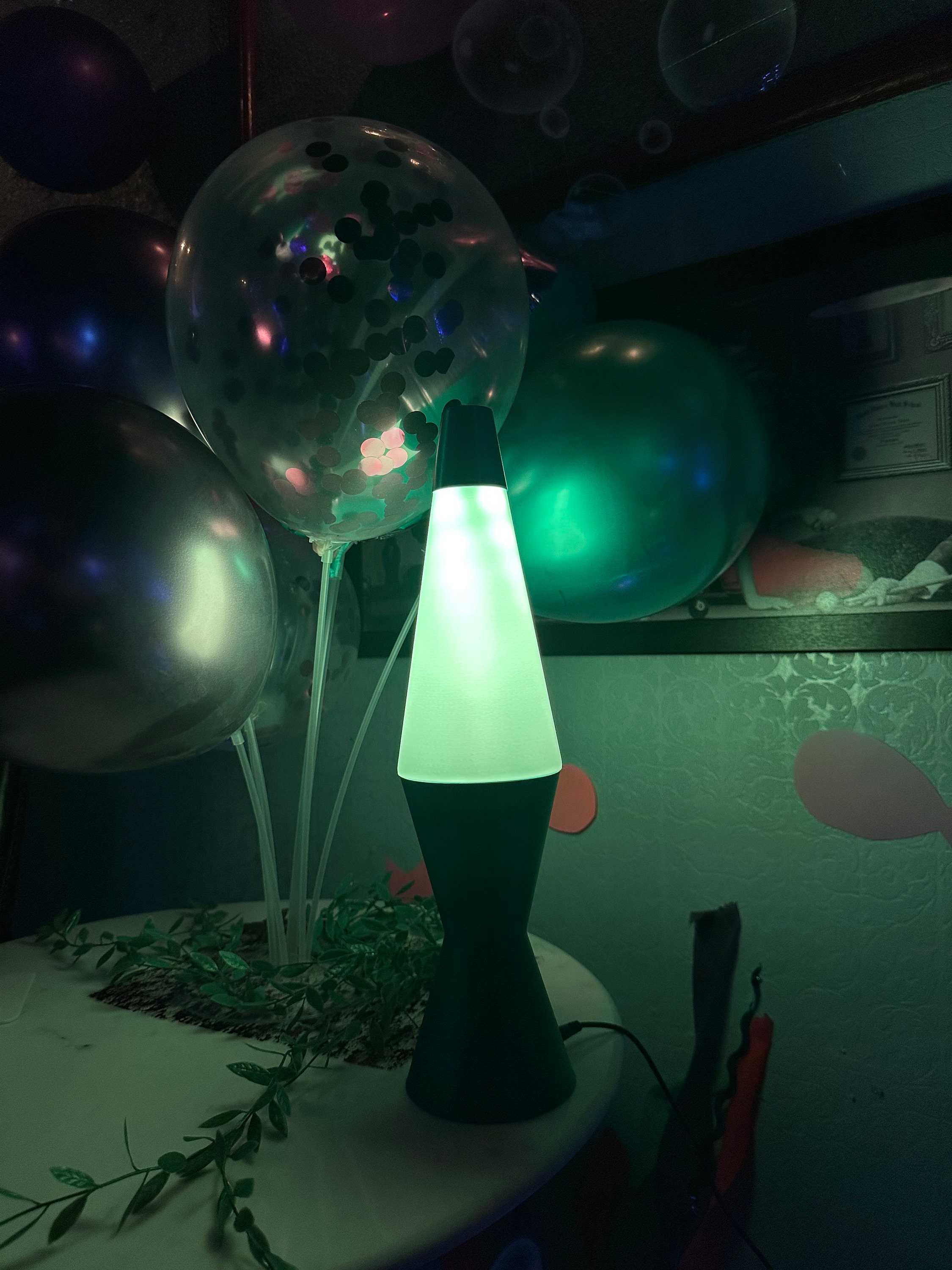 Retro Style Animated RGB LED Lava Lamp 16" With Remote - Etsy