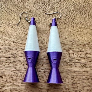 Real Working Color Changing RGB LED Lava Lamp Earrings - Etsy