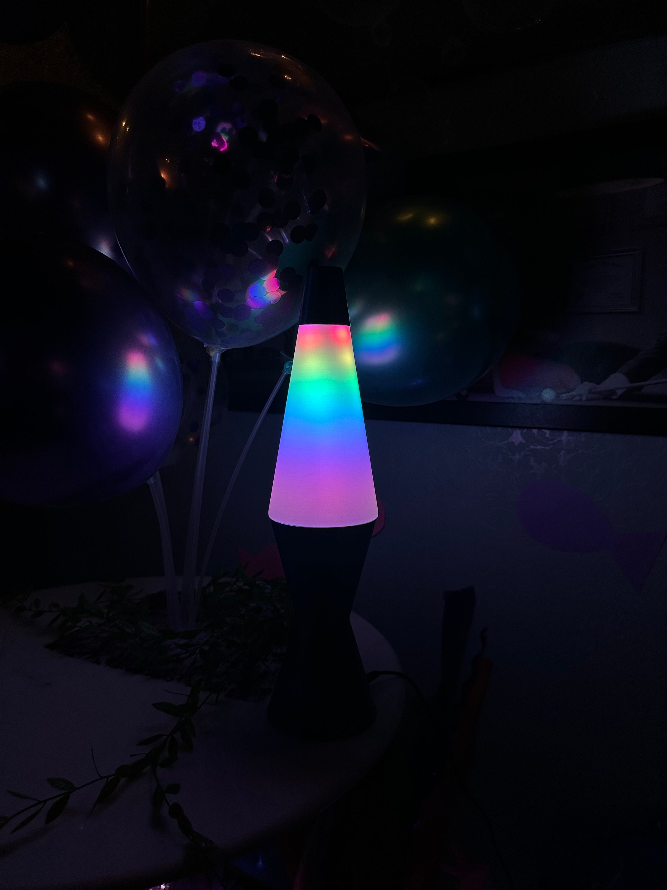 Retro Style Animated RGB LED Lava Lamp 16" With Remote - Etsy