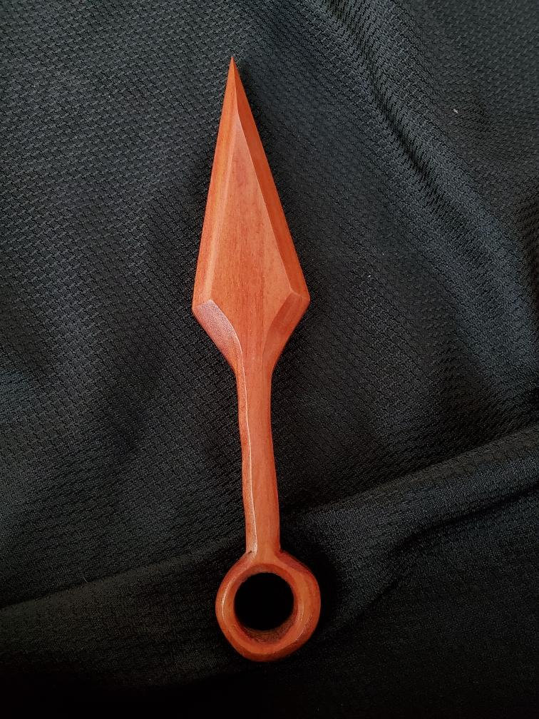 Hand Carved Wood Kunai Ninja - Etsy
