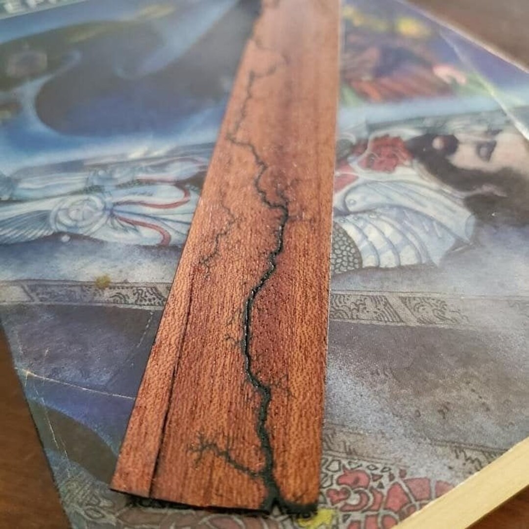 Lightning Bookmark (lichtenburg) - Etsy