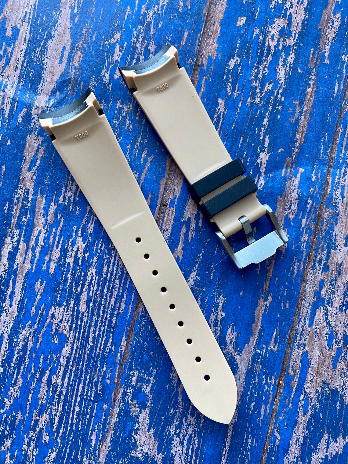 22mm Vulcanized Rubber DUAL Strap for Tudor Black Bay Watches | Etsy