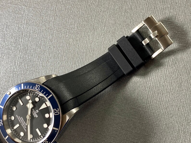 22mm Vulcanized Rubber Strap for Tudor Pelagos Watches - Etsy