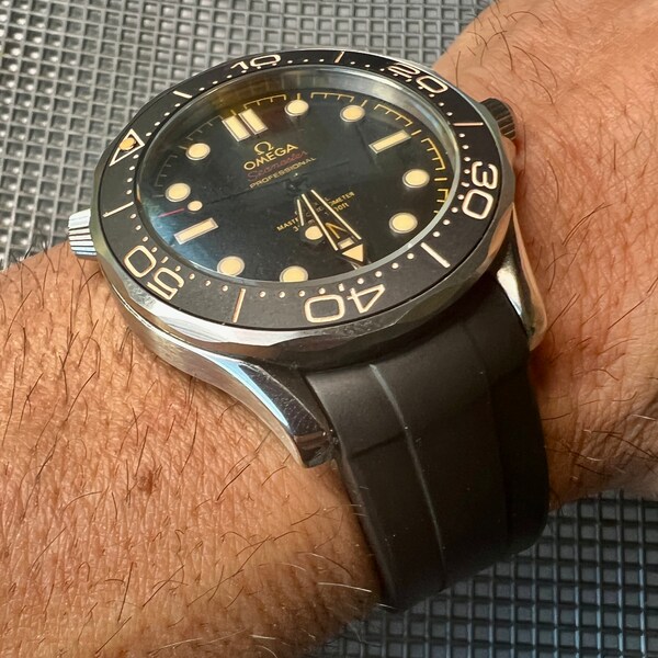 Omega Seamaster Aqua Terra Rubber Strap - Etsy