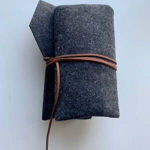 New Dark GRAY Felt Watch Travel Case/roll Holds 4 Watches - Etsy