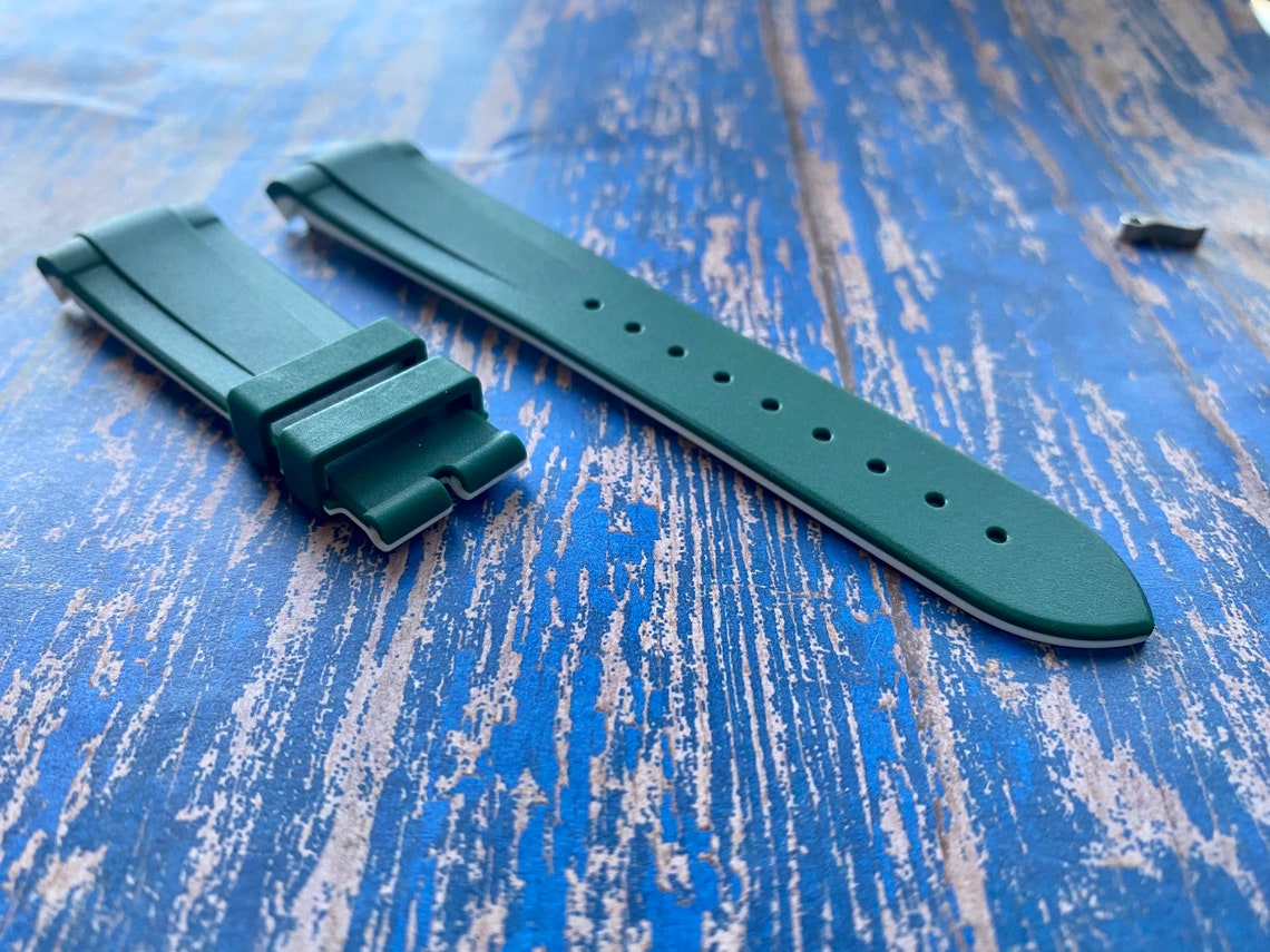 22mm Vulcanized Rubber Strap for Tudor Black Bay Watches | Etsy