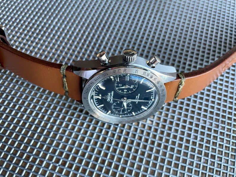 Dull BROWN Crazy Horse Leather Vintage Watch Strap OLIVE GREEN - Etsy