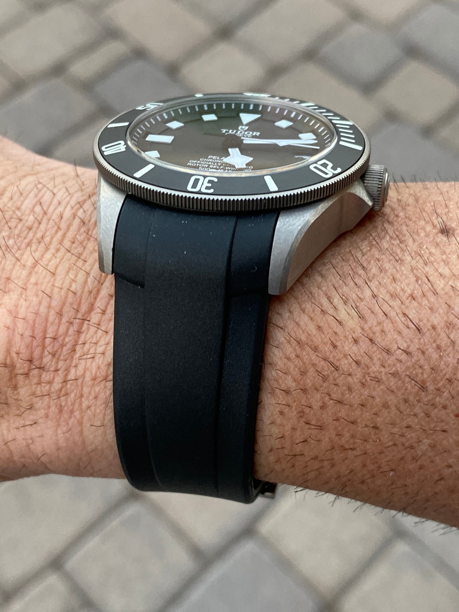 22mm Vulcanized Rubber Strap for Tudor Pelagos Watches - Etsy