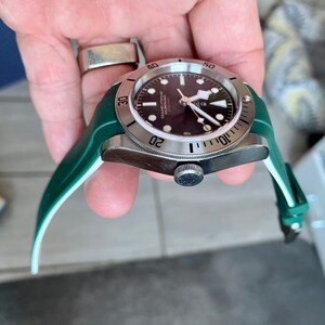 22mm Vulcanized Rubber Strap for Tudor Black Bay Watches - Etsy