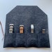 New Dark GRAY Felt Watch Travel Case/roll Holds 4 Watches - Etsy
