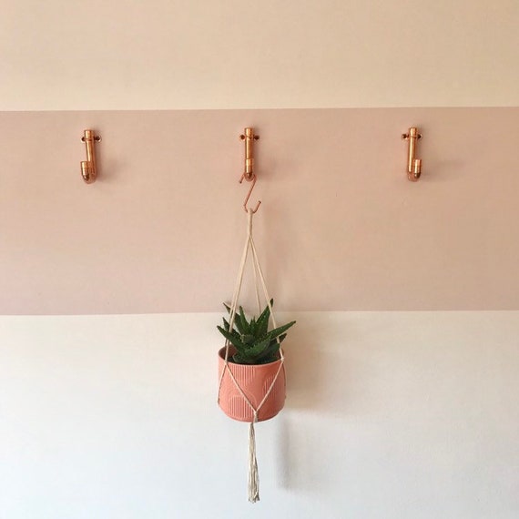 Copper Pipe Hook for Plants and Coats - Etsy UK