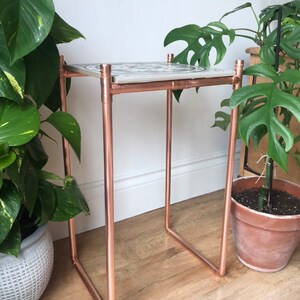 Large Tall Copper Pipe Plant Stand - Etsy