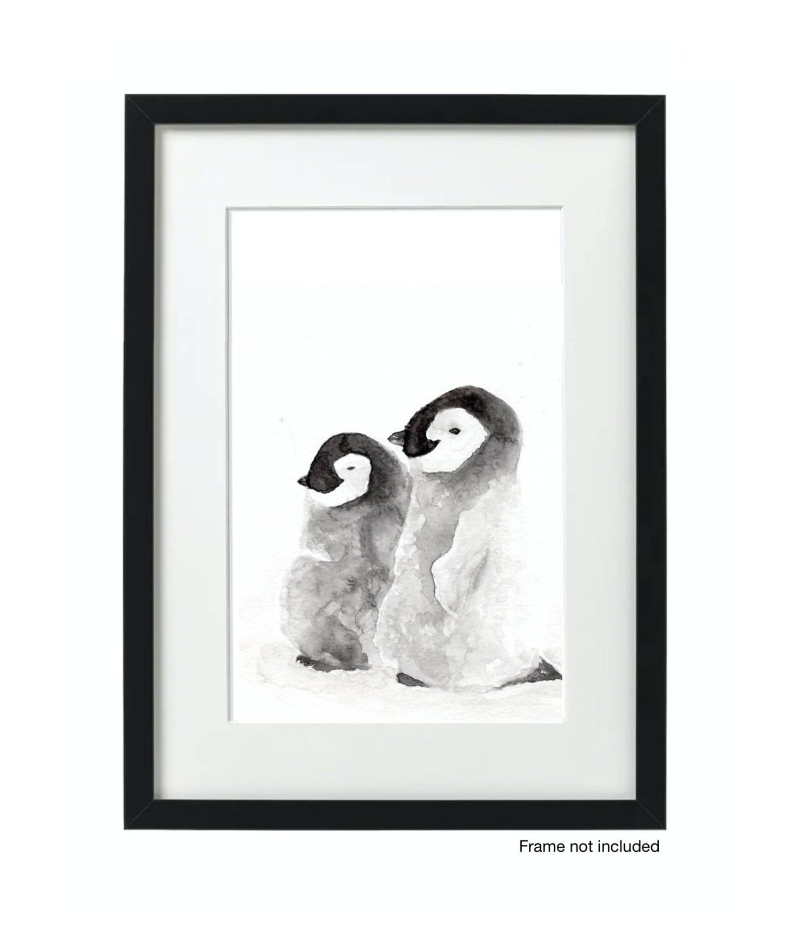 Watercolour Penguin Print, Art Print of a Penguin, Prints for Kids ...
