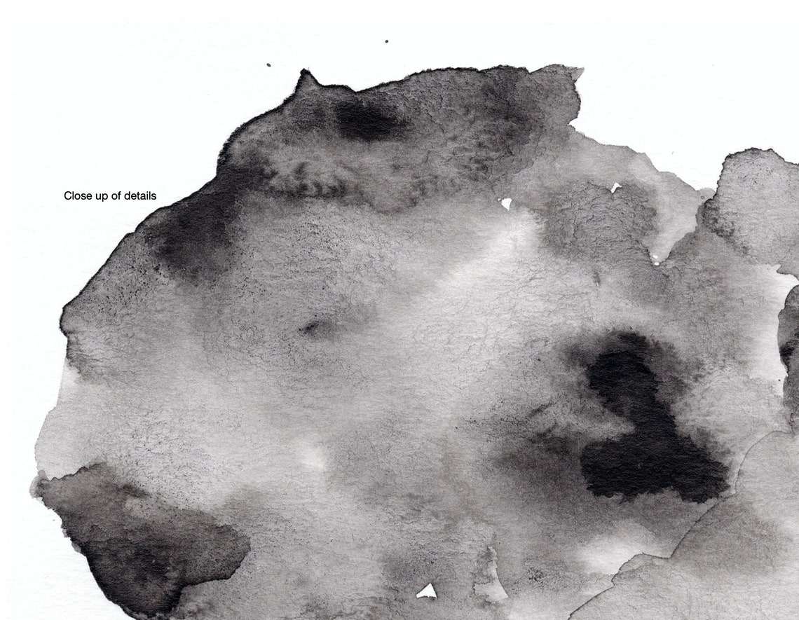 Map of Africa Geographical Art Watercolor Map of Africa | Etsy