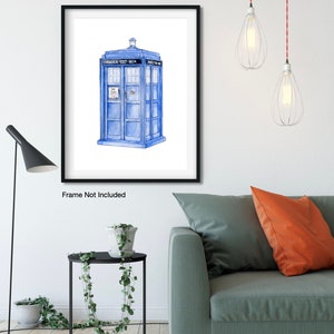 Police Box Illustration | Dr. Who Fan Art | - Etsy