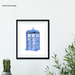 Police Box Illustration | Dr. Who Fan Art | - Etsy