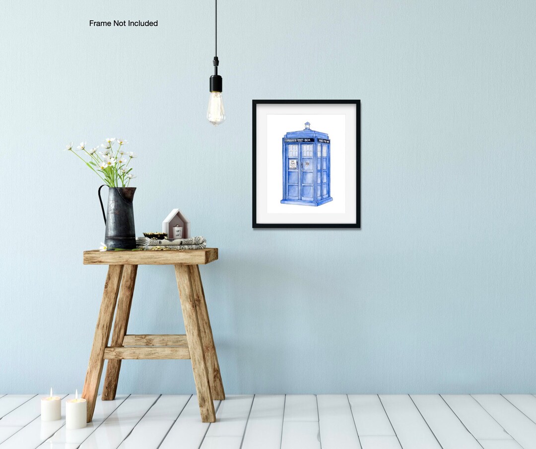 Police Box Illustration | Dr. Who Fan Art | - Etsy