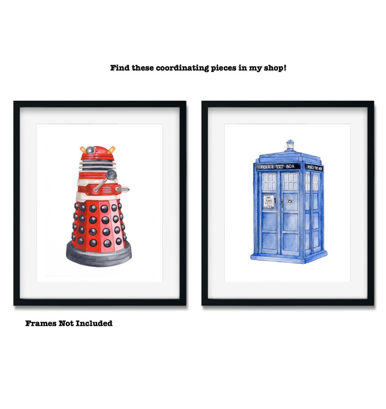 Dalek Illustration | Dr. Who Fan Art | - Etsy Canada
