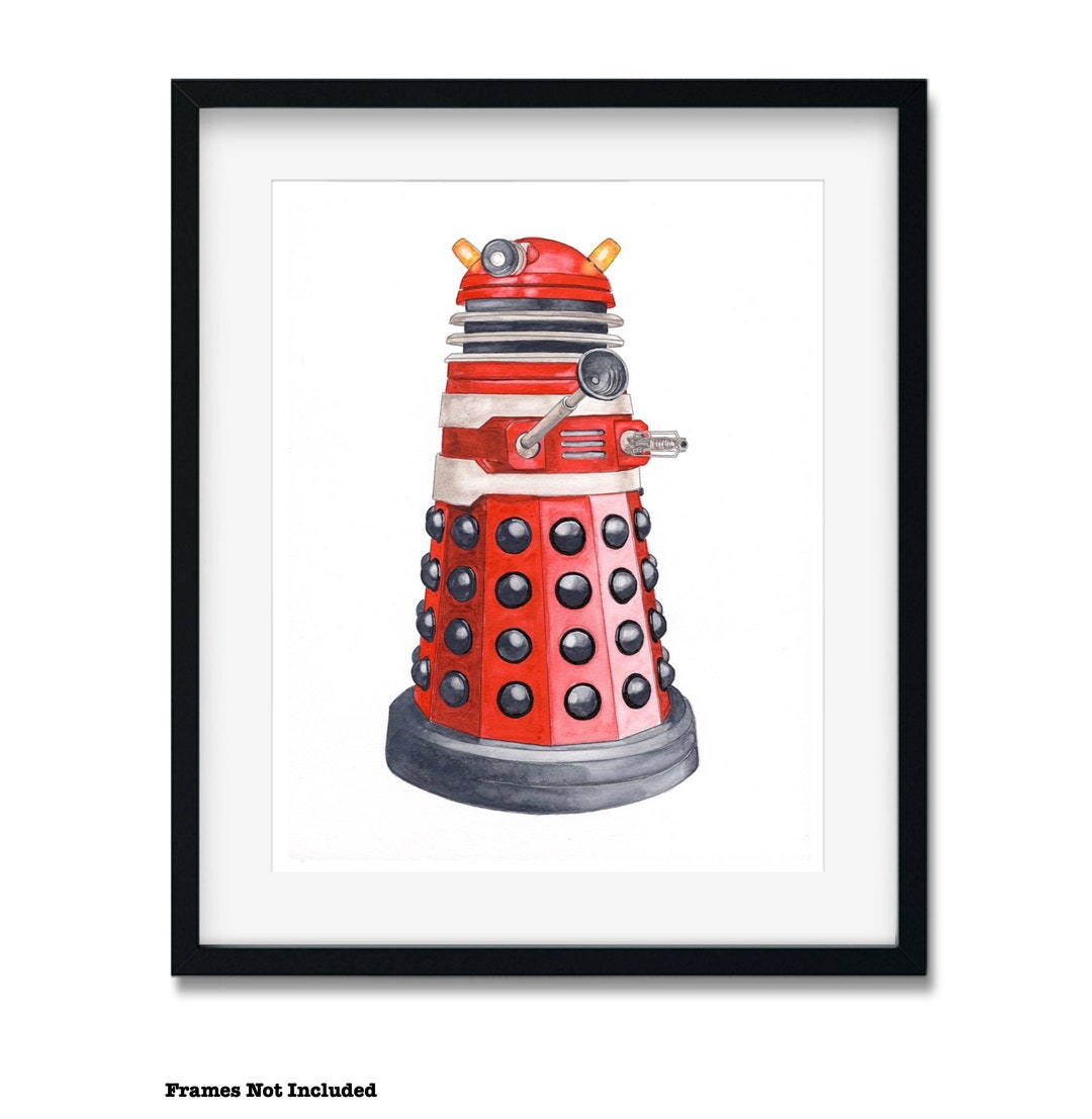 Dalek Illustration | Dr. Who Fan Art | - Etsy