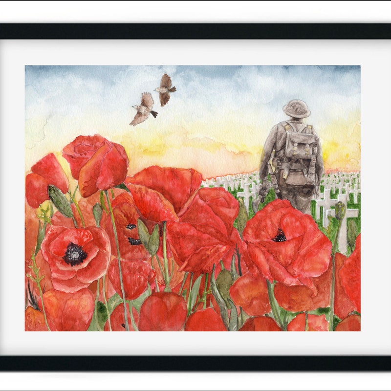 Flanders Poppy - Etsy