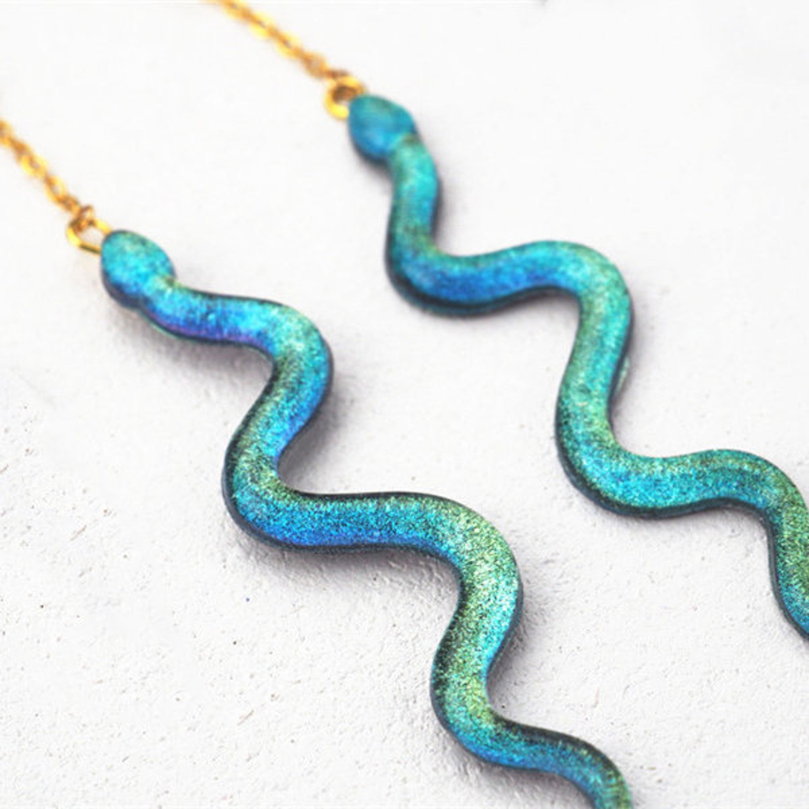 Shiny Snake Earring Silicone Mold-Viper-Snake Earrings Resin | Etsy