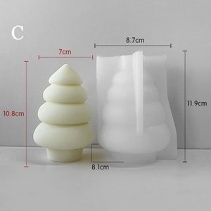 Star Christmas Tree Silicone Mold-christmas Tree Candle Mold-tree Taper ...