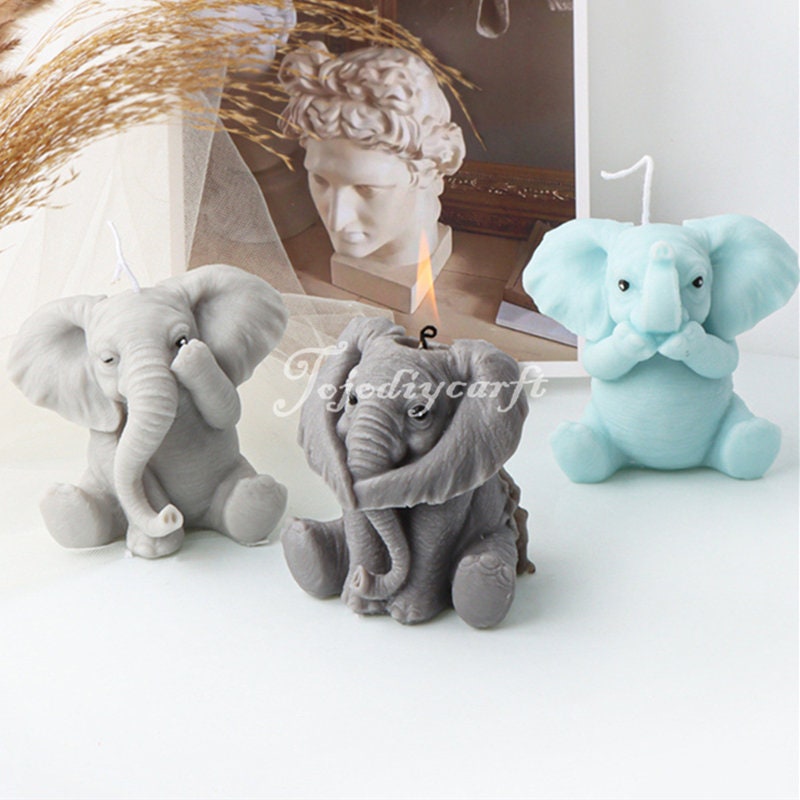 Elephant Candle - Etsy