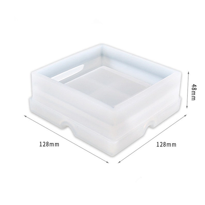 Square Ashtray Resin Mold-simple Ashtray Silicone Mold-european Style ...