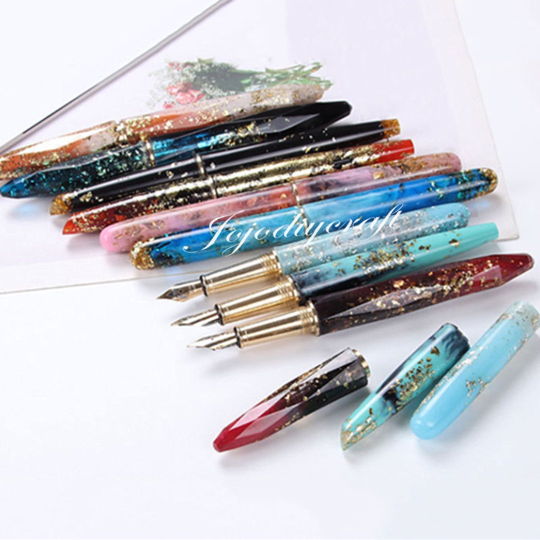3 Styles Fountain Pen Silicone Mold-fountain Pen Resin Mold-pen Cap ...