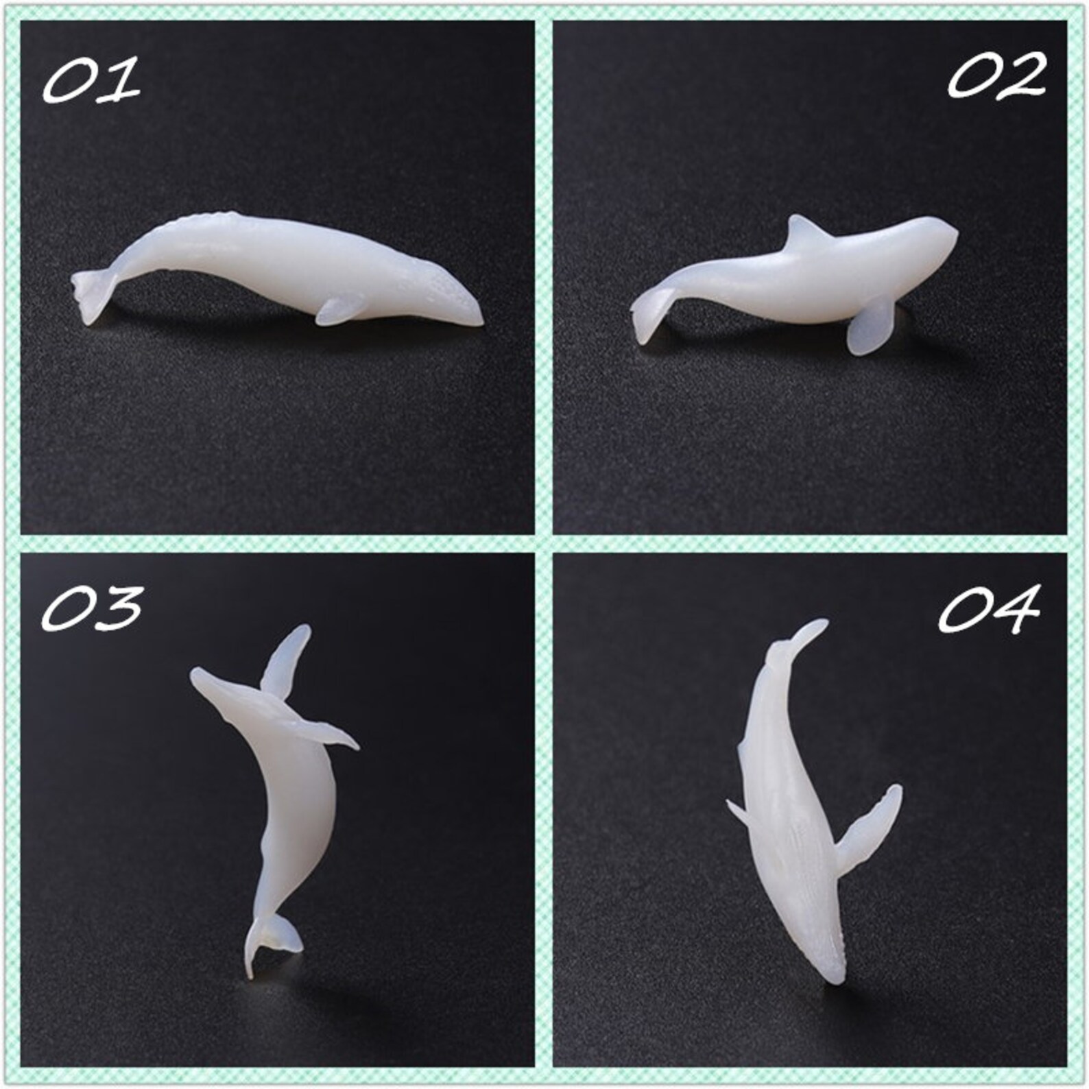 3D Whale Filler Model-whale Model for Silicone Mold-epoxy Resin Mold ...
