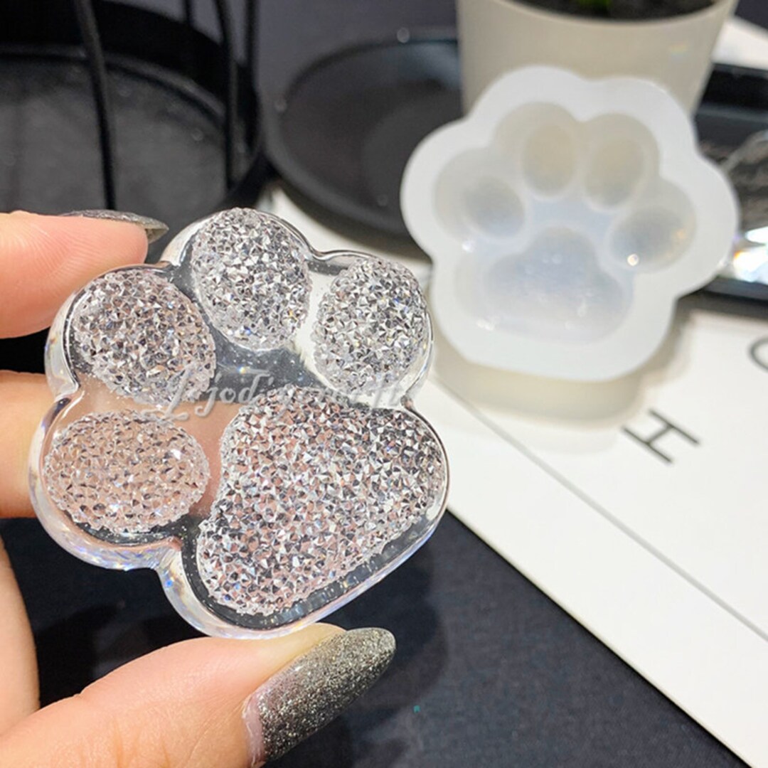 Cat Paw Silicone Mold-shiny Cat Paw Mold-cat Paw Keychain Resin Mold ...