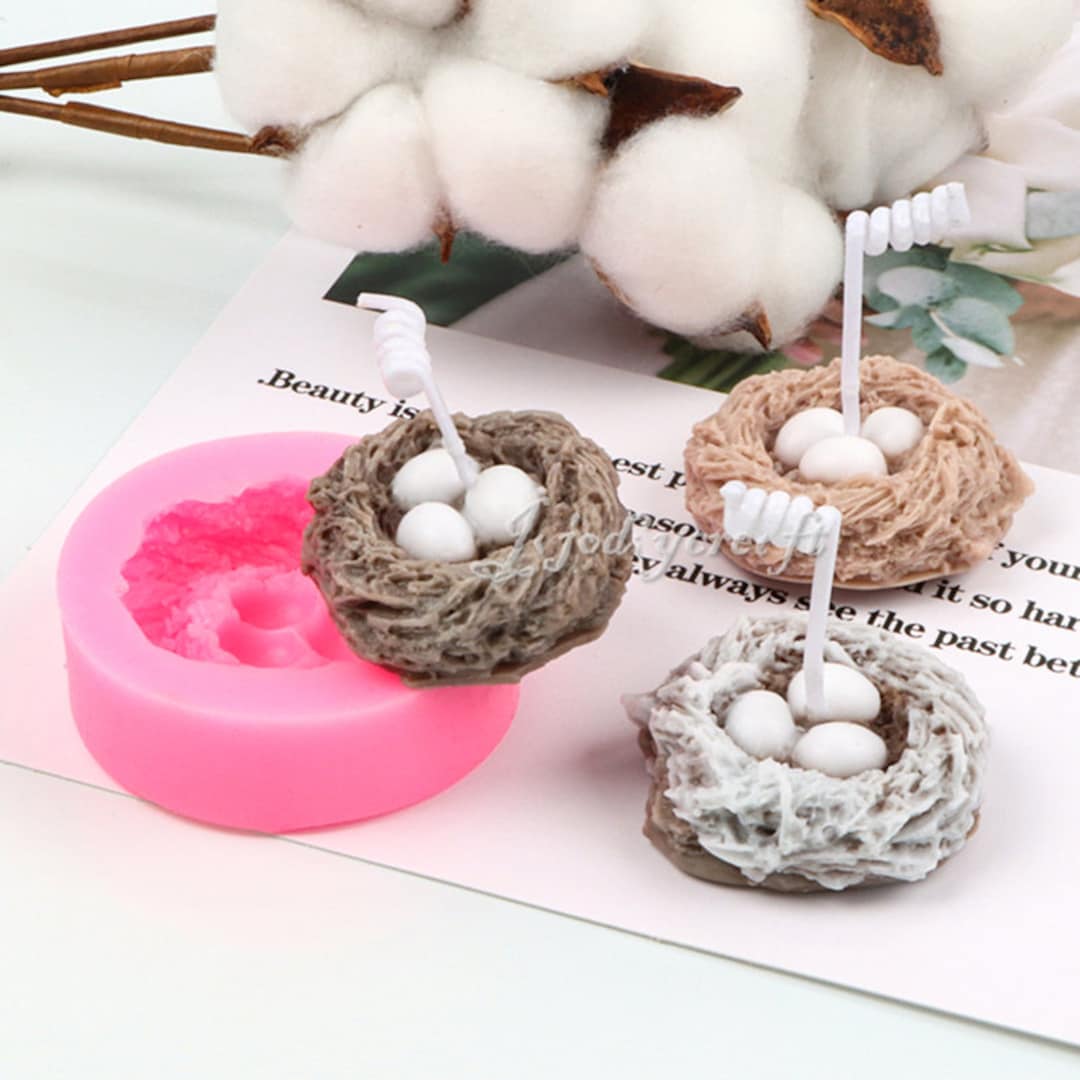 Creative Bird Nest Candle Mold-small Bird Nest Candle Mold-bird Nest ...