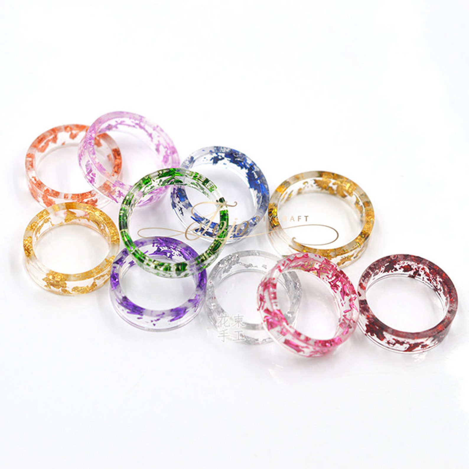 Flat Ring Silicone Mold-circular Ring Resin Mold-ring Jewelry Making ...