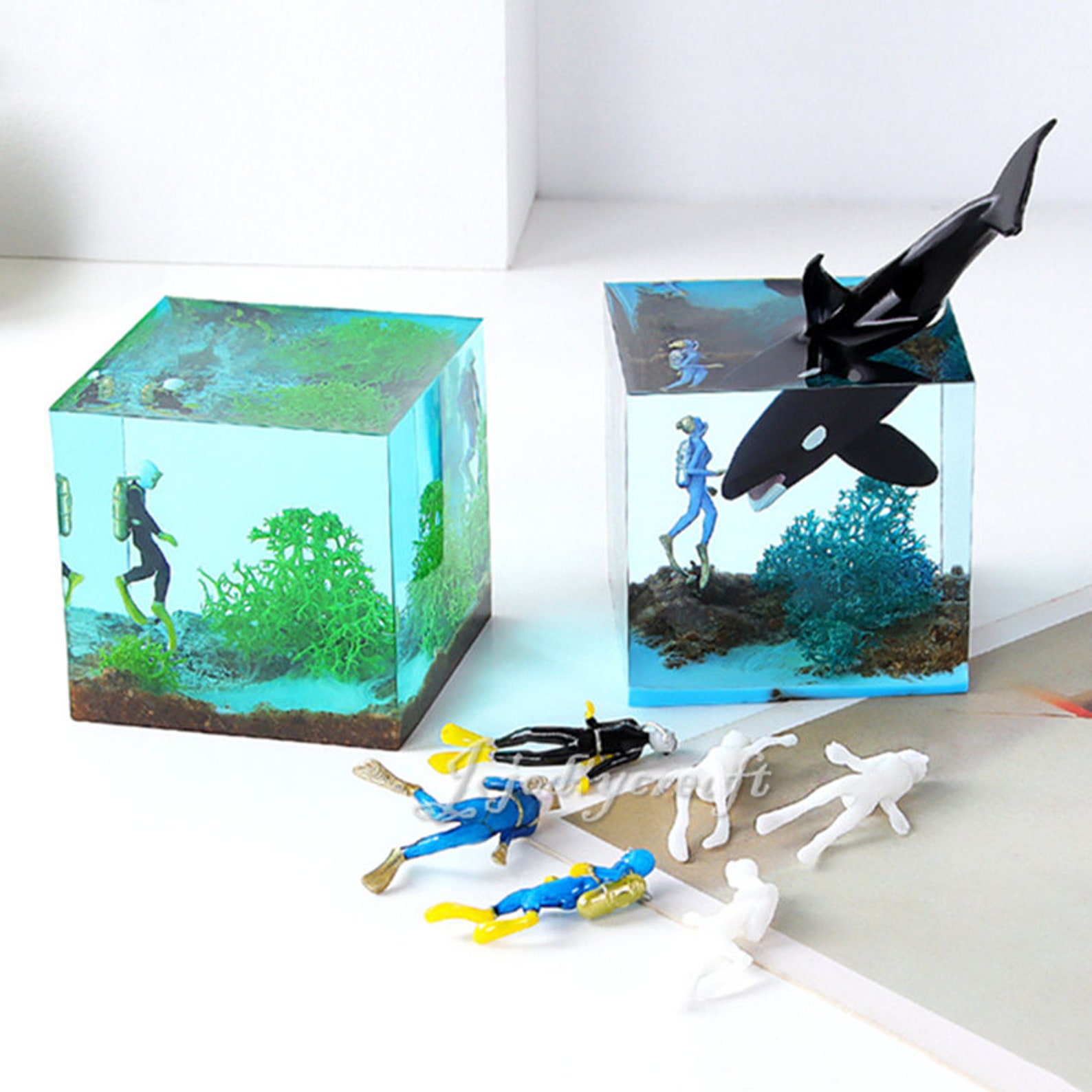 Kawaii Scuba Diver Filler Model-diver Model for Silicone Mold-scuba ...