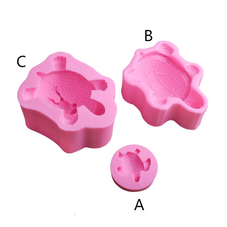 Turtle Fondant Silicone Mold-tortoise Mold With Hat-tortoise - Etsy