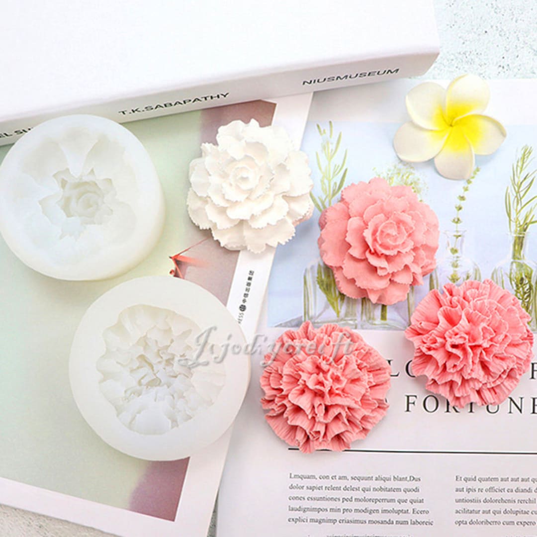 Beautiful Flower Resin Mold-carnation Flower Mold-rose Flower Mold ...