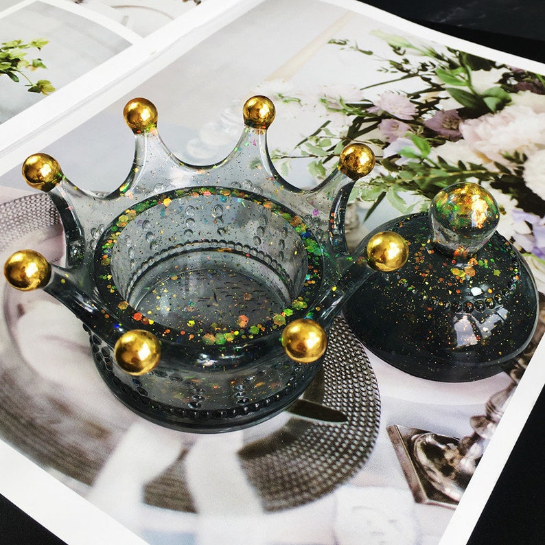 Crown Box Silicone Mold-crown Storage Box Mold-crown Resin - Etsy