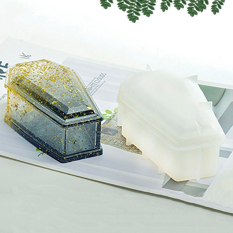 Vampire Coffin Box Resin Mold-skull Zombie Coffin Box - Etsy