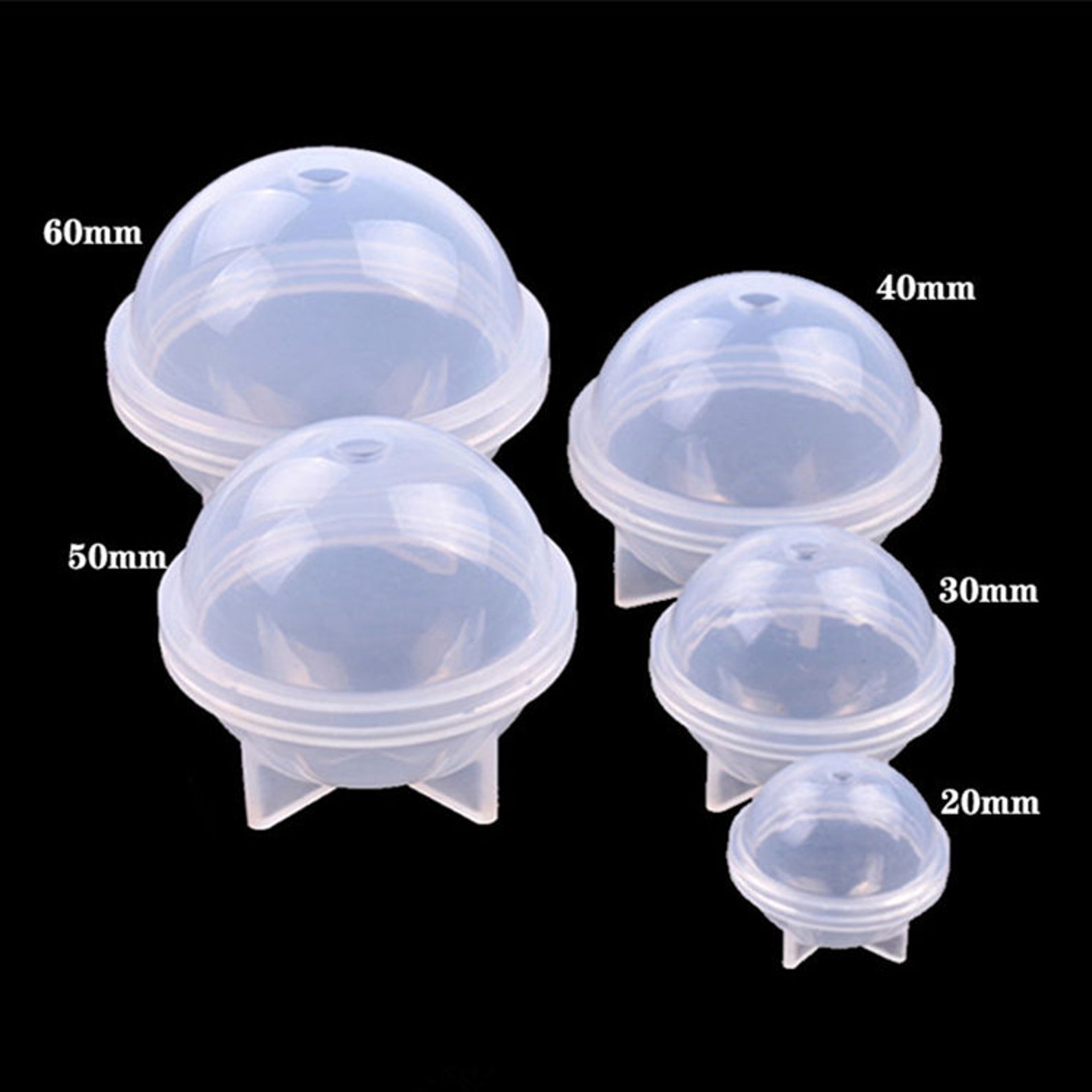 3D Sphere Silicone Mold-large Sphere Resin Mold-crystal Sphere Mold ...