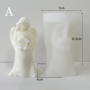 Angel Girl Silicone Mold-bouquet Angel Candle Mold-goddess Candle Mold ...