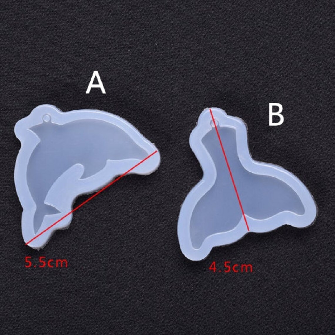 Dolphin Silicone Mold-dolphin Pendant Mold-mermaid Tail | Etsy