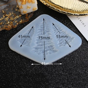 Christmas Tree Silicone Mold-pine Tree Resin Mold-jewelry Pendant ...