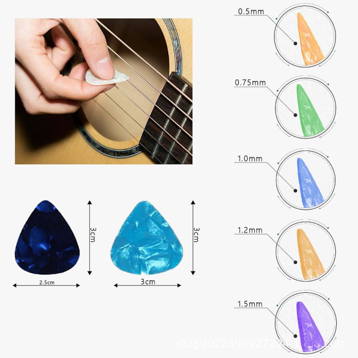 Guitar Plectrum Silicone Mold-triangle Guitar Pick Resin | Etsy
