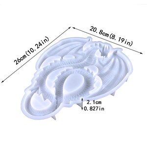 Large Dragon Silicone Mold-flying Dragon Mold-dragon Resin Mold ...