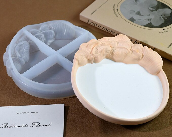 Shell Tray Silicone Mold,epoxy Resin Shell Tray Mold,concrete Plaster ...